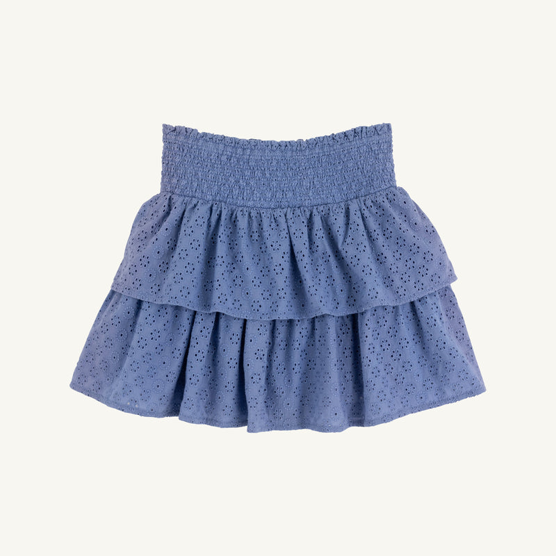 Ruthie Ruffle Skirt Eyelet S25 – Little Buckhead Blue